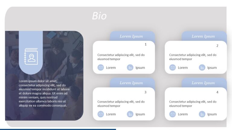 Self Introduction PowerPoint Template for Job Interviews - Impress ...