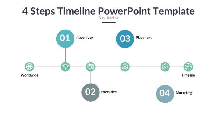 4 Steps Timeline PowerPoint Template - Slidevilla