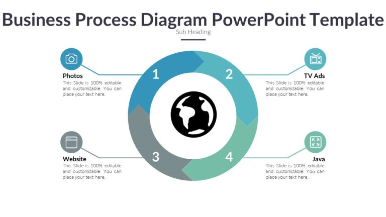 Business Process Diagram PowerPoint Template - Slidevilla