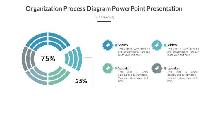 Organization Process Diagram PowerPoint Presentation: 100% Editable PPTx