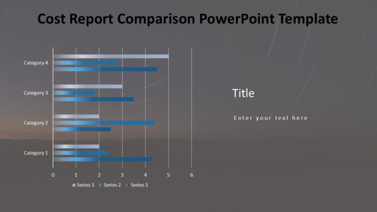 Cost Report Comparison PowerPoint Template - Slidevilla