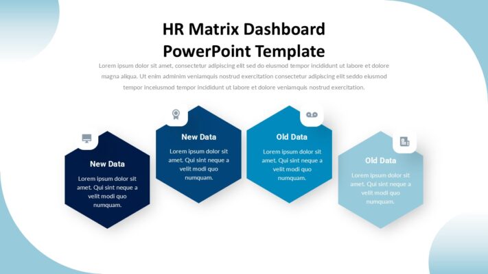 HR Matrix Dashboard PowerPoint Template: 100% Editable PPTx