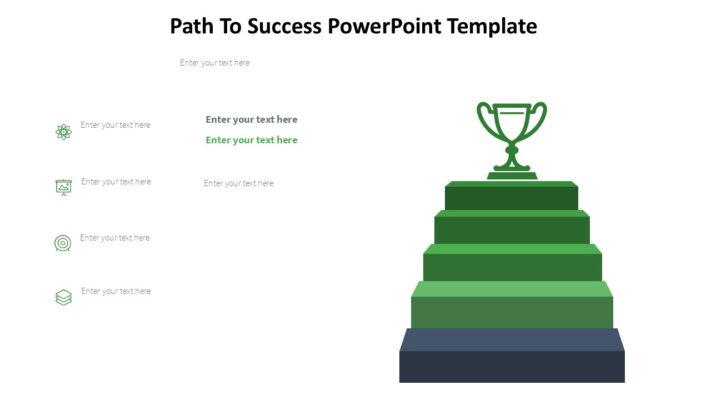 Path To Success PowerPoint Template - Slidevilla