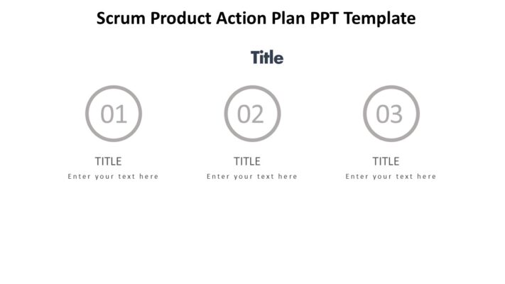 Scrum Product Action Plan PPT Template: 100% Editable PPTx