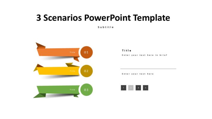 3 Scenarios PowerPoint Template - Slidevilla