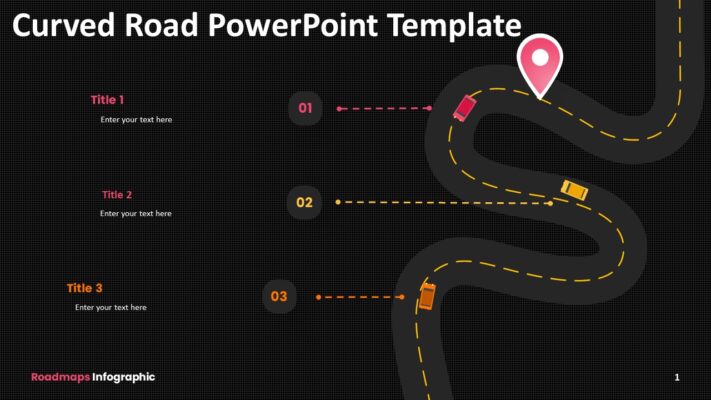 Curved Road PowerPoint Template - Slidevilla