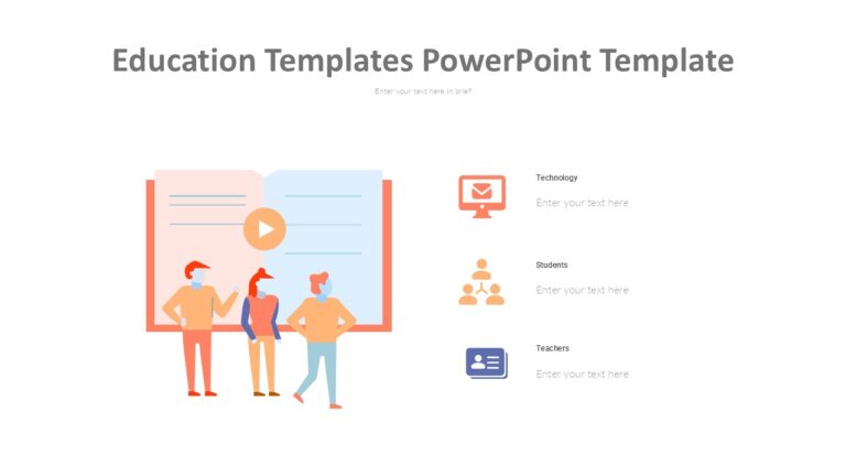 Education Templates PowerPoint Template: 100% Editable PPTx