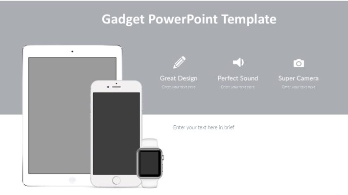 Gadget PowerPoint Template - Slidevilla