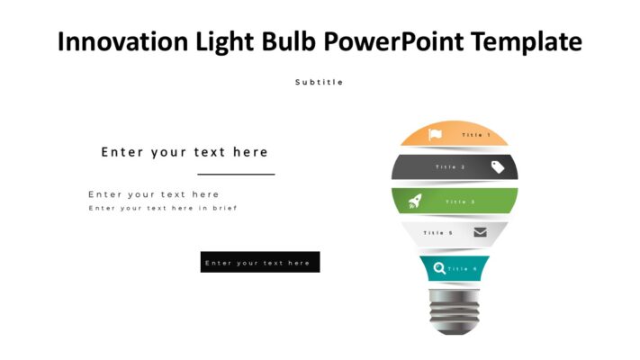 Innovation Light Bulb PowerPoint Template - Slidevilla