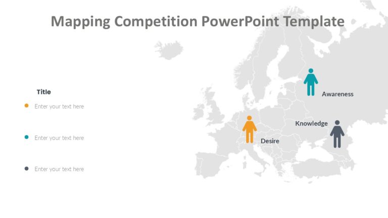 Mapping Competition PowerPoint Template: 100% Editable PPTx