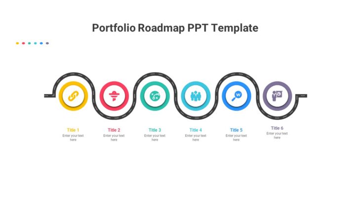 Portfolio Roadmap PPT Template: 100% Editable PPTx