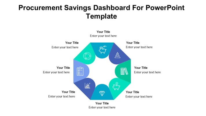 Procurement Savings Dashboard For PowerPoint Template - Slidevilla