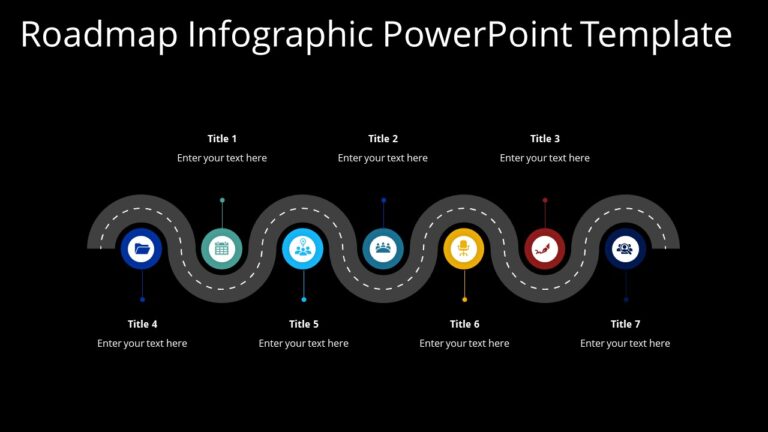Roadmap Infographic PowerPoint Template: 100% Editable PPTx