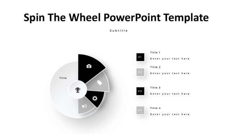 Spin The Wheel PowerPoint Template: 100% Editable PPTx