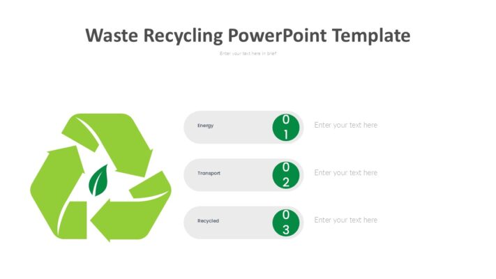 Waste Recycling PowerPoint Template - Slidevilla