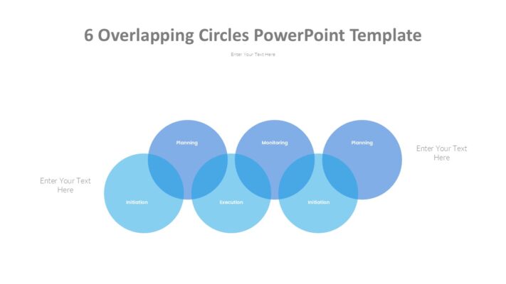 6 Overlapping Circles PowerPoint Template - Slidevilla