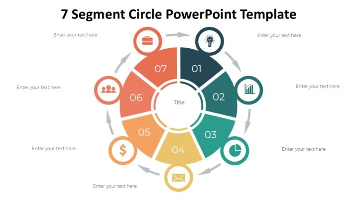 7 Segment Circle PowerPoint Template - Slidevilla