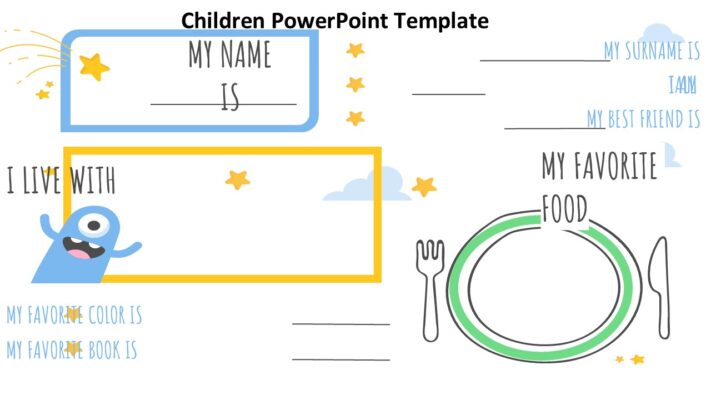 Children PowerPoint Template: 100% Editable PPTx