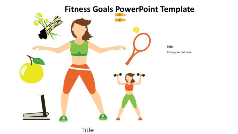 Fitness Goals PowerPoint Template: 100% Editable PPTx
