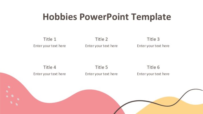 Hobbies PowerPoint Template: 100% Editable PPTx