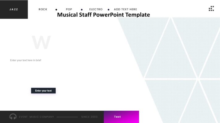 Musical Staff PowerPoint Template - Slidevilla
