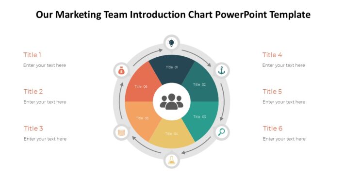 Our Marketing Team Introduction Chart PowerPoint Template: 100% ...