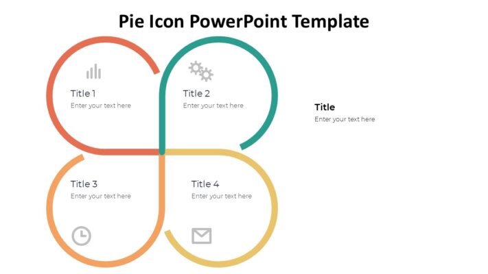 Pie Icon PowerPoint Template: 100% Editable PPTx