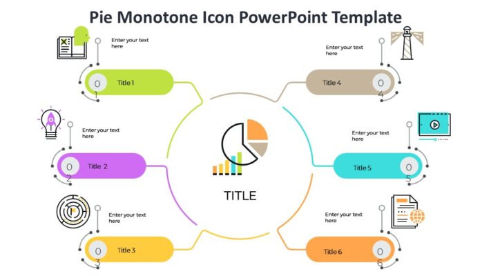 Pie Monotone Icon PowerPoint Template - Slidevilla Pie Monotone Icon PowerPoint Template - Slidevilla