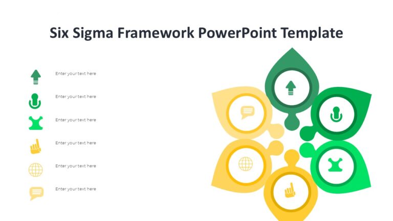 Six Sigma Framework PowerPoint Template: 100% Editable PPTx