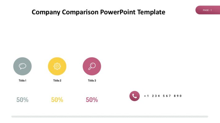 Company Comparison PowerPoint Template - Slidevilla