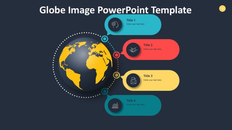 Globe Image PowerPoint Template - Slidevilla