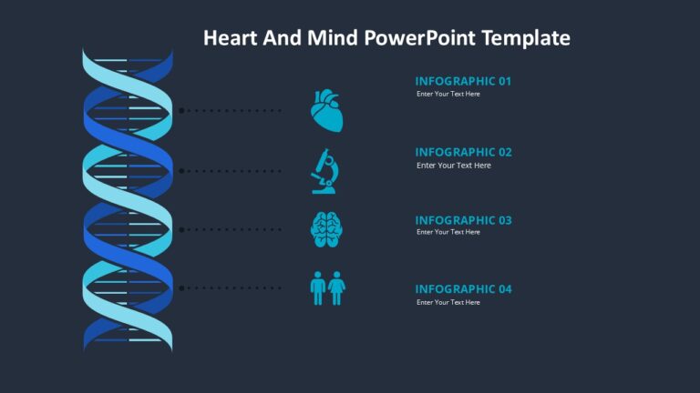 Heart And Mind PowerPoint Template - Slidevilla