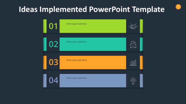 Ideas Implemented PowerPoint Template - Slidevilla