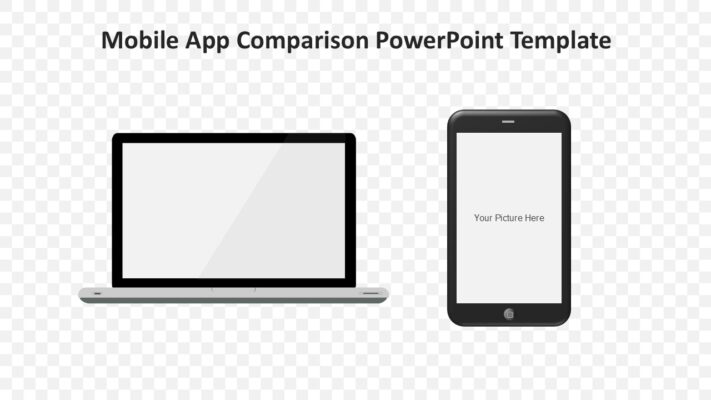 Mobile App Comparison PowerPoint Template: 100% Editable PPTx