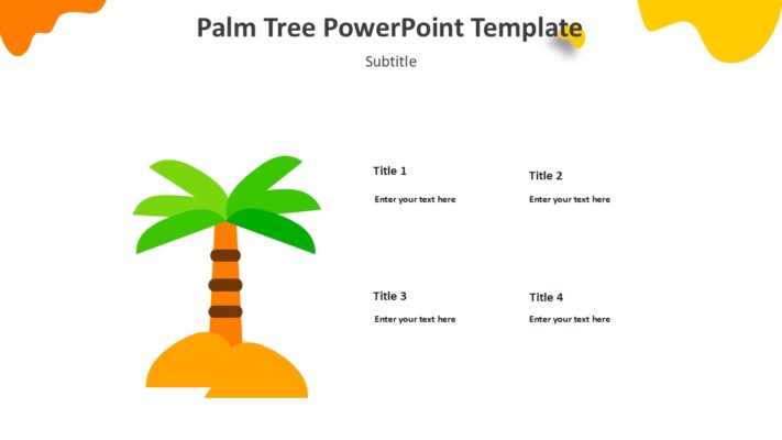 Palm Tree PowerPoint Template - Slidevilla