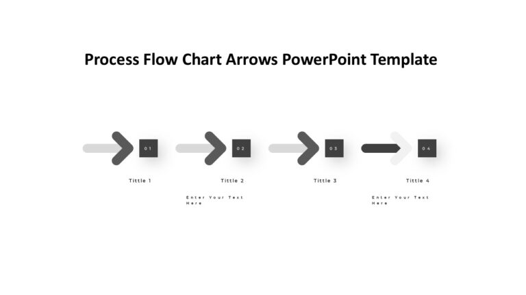 Process Flow Chart Arrows PowerPoint Template - Slidevilla