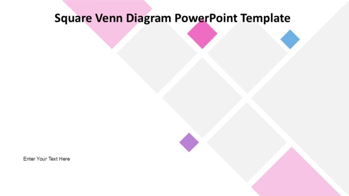 Square Venn Diagram PowerPoint Template - Slidevilla