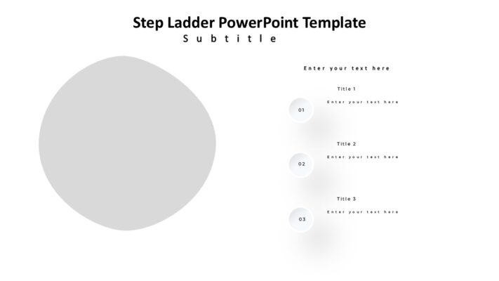 Step Ladder PowerPoint Template - Slidevilla