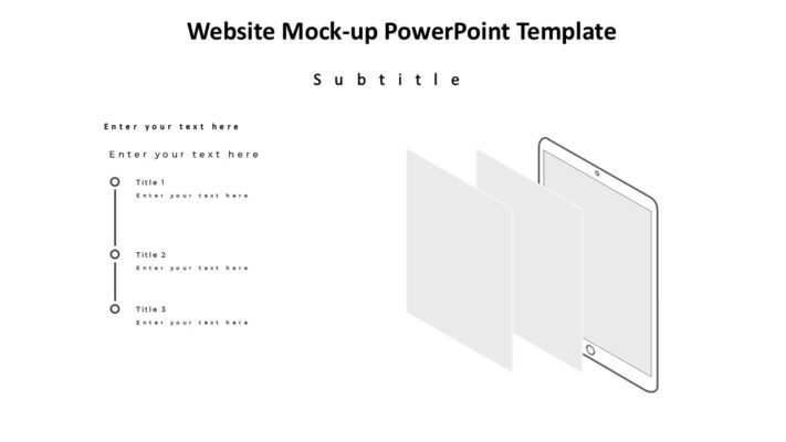 Website Mock-up PowerPoint Template - Slidevilla