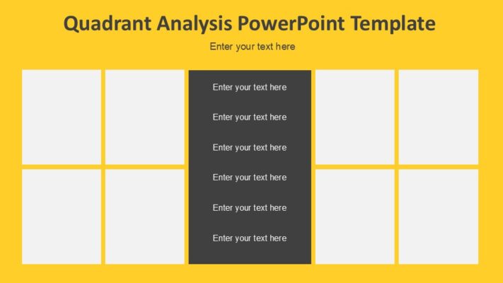 Quadrant Analysis PowerPoint Template: 100% Editable PPTx