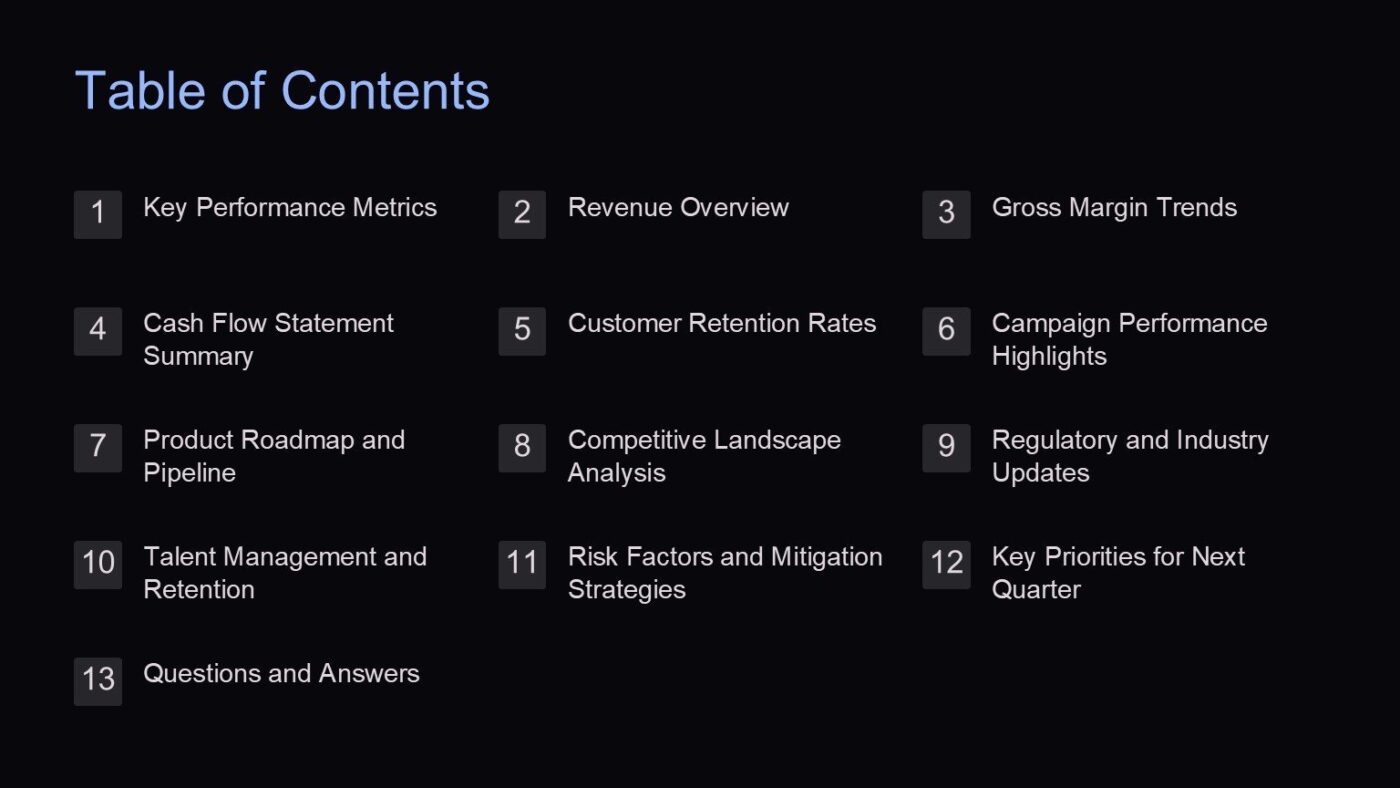 Performance Report PowerPoint Template - Slidevilla