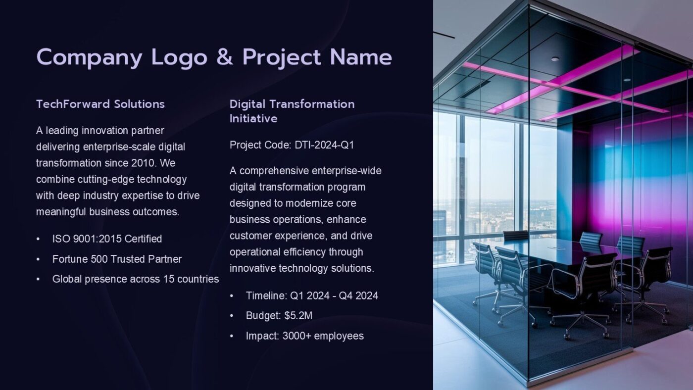 Project Progress Update PowerPoint Template - Slidevilla