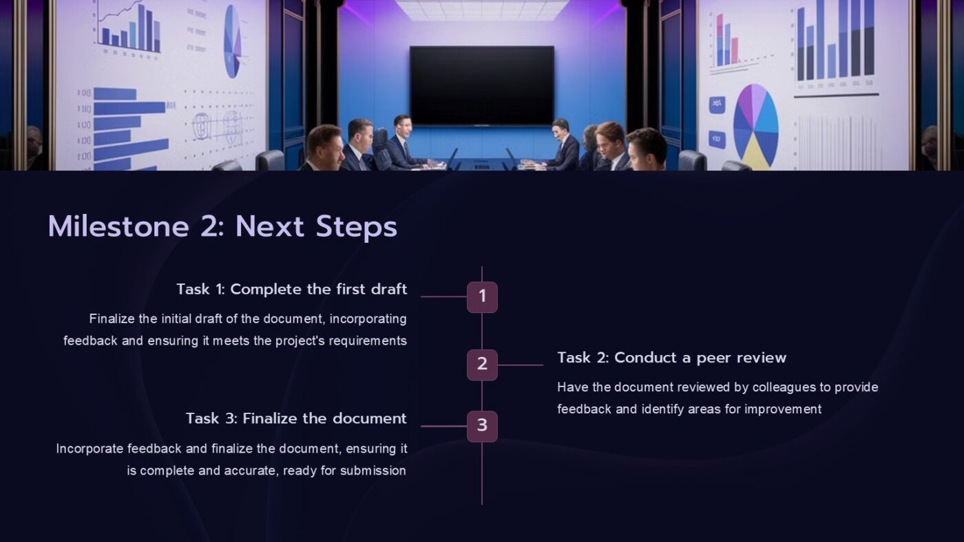 Project Progress Update PowerPoint Template - Slidevilla