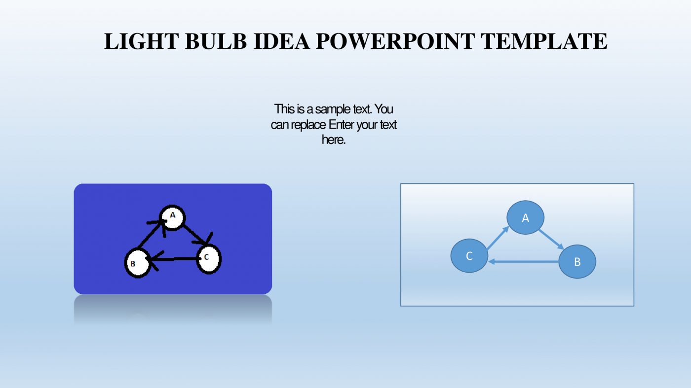 Light Bulb Idea PowerPoint Template - Slidevilla