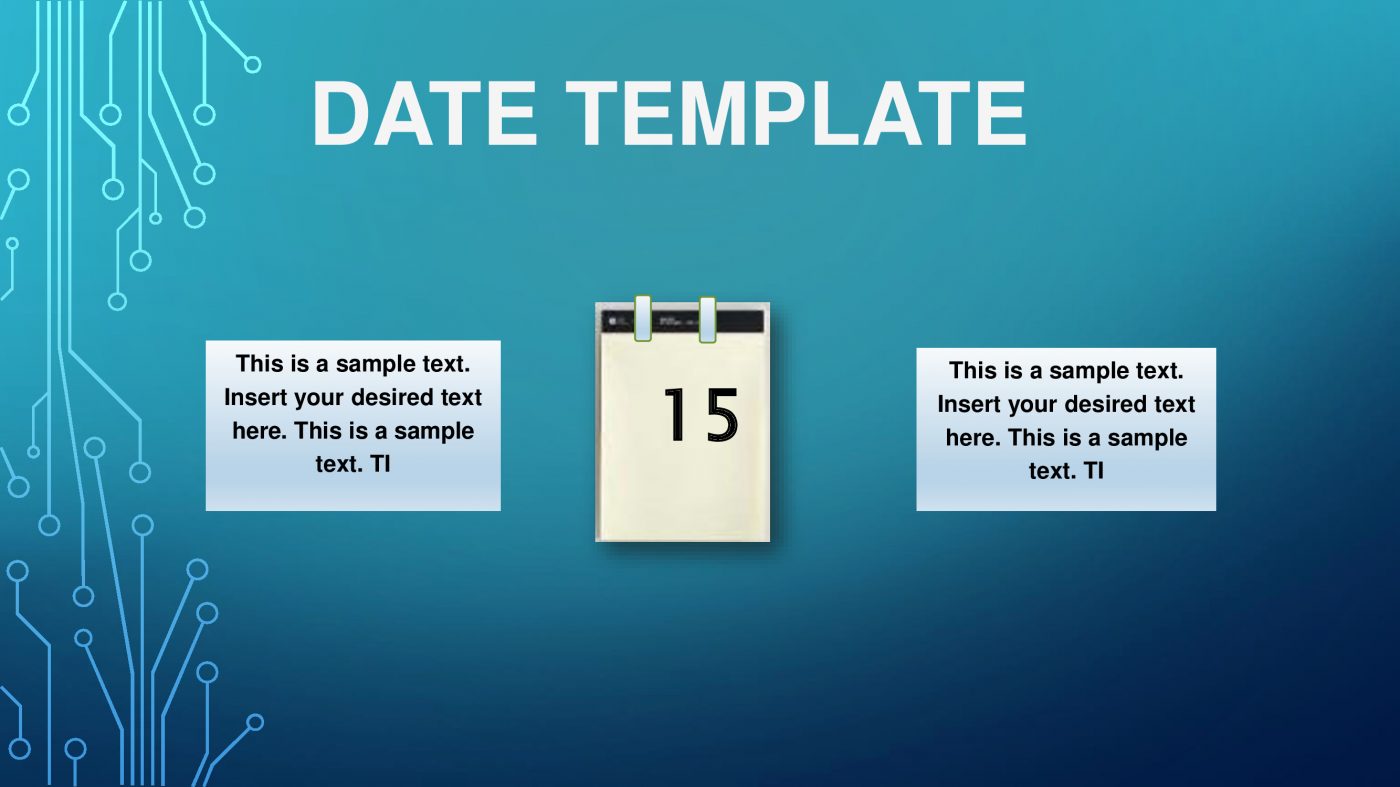 Date powerpoint template - Slidevilla