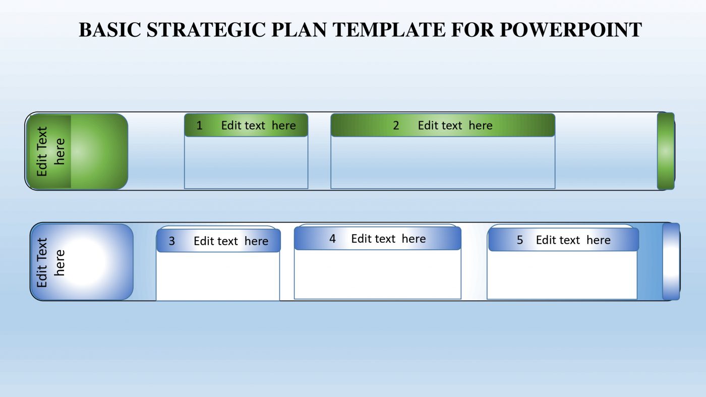 Basic Strategic Plan Template for PowerPoint - Slidevilla