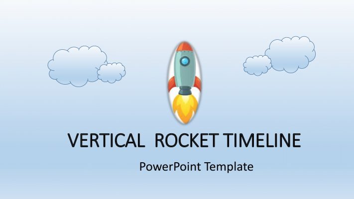 Rocket Timeline PowerPoint Template - Slidevilla