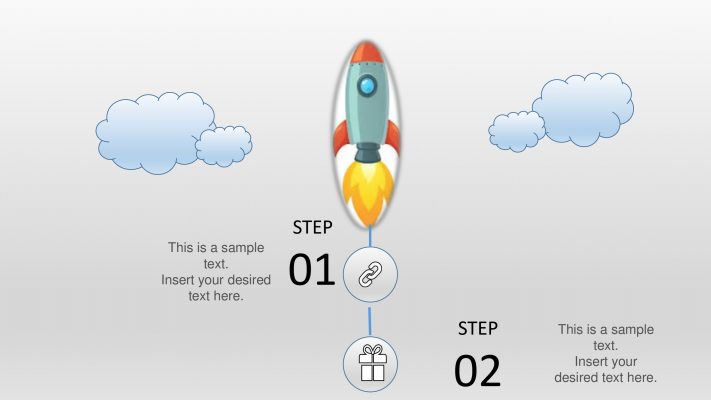 Rocket Timeline PowerPoint Template - Slidevilla