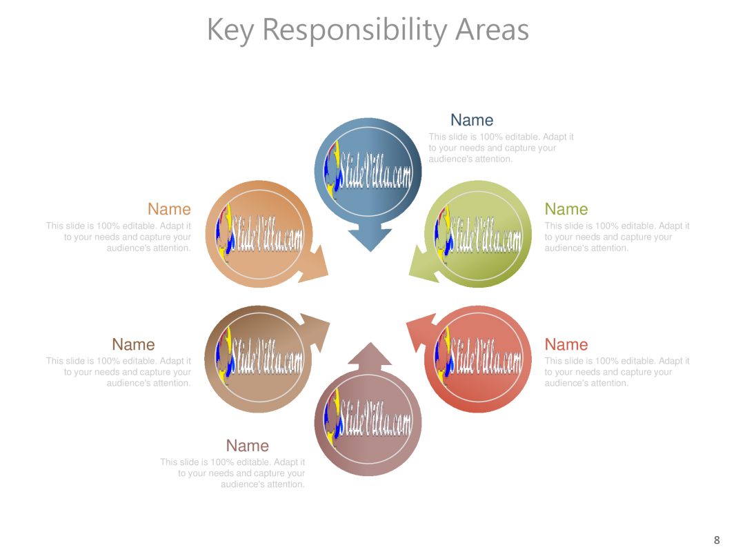 Team Introduction Workforce and Responsibilities PowerPoint template ...