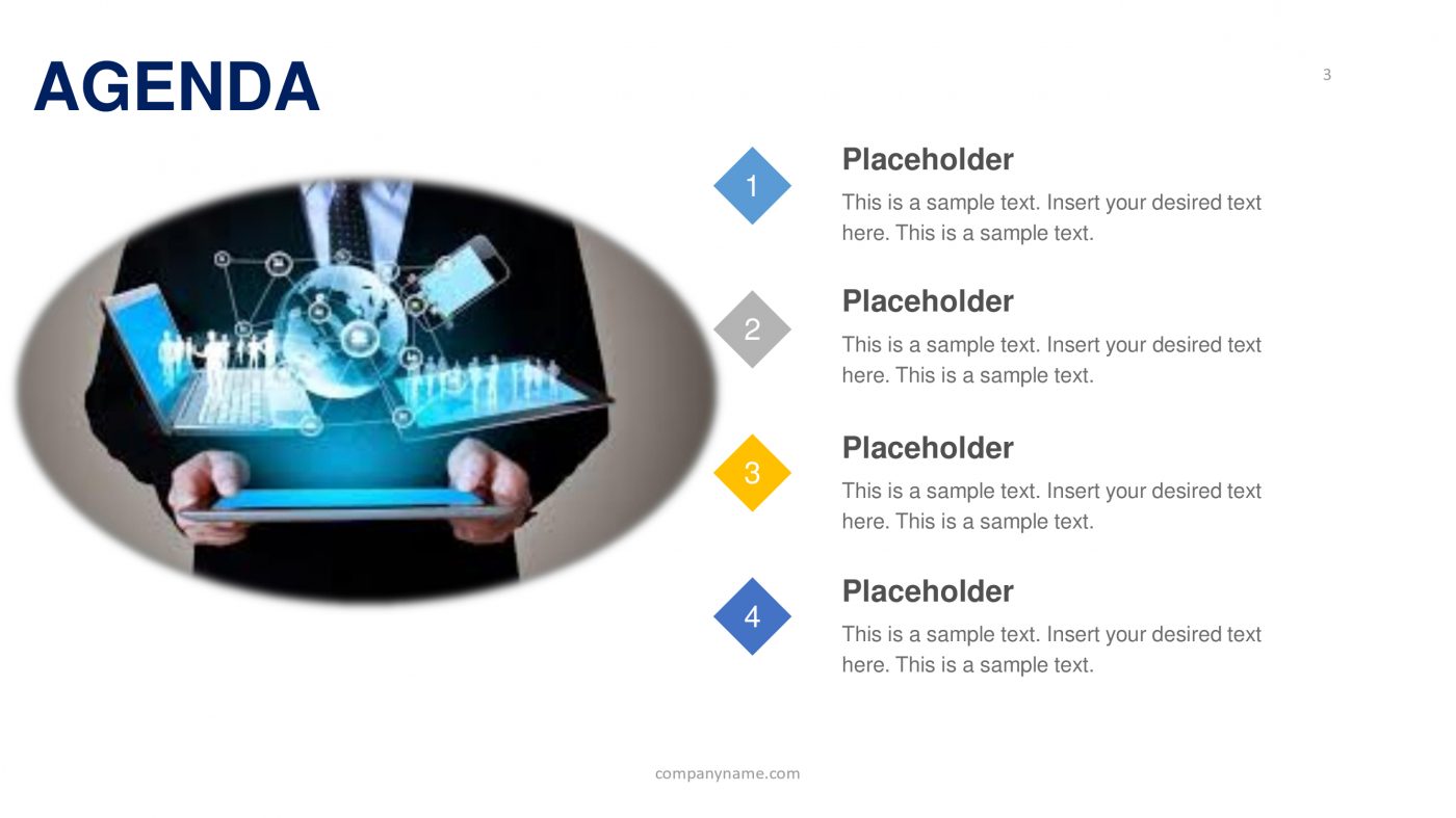 Modern technology template - Slidevilla